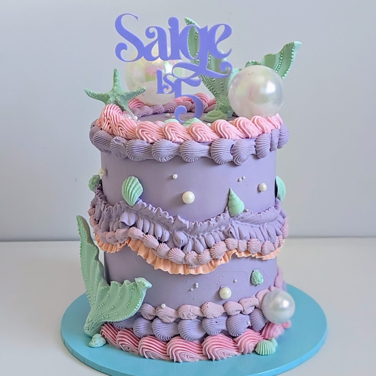 Vintage Mermaid Cake | Tammy's Cakes